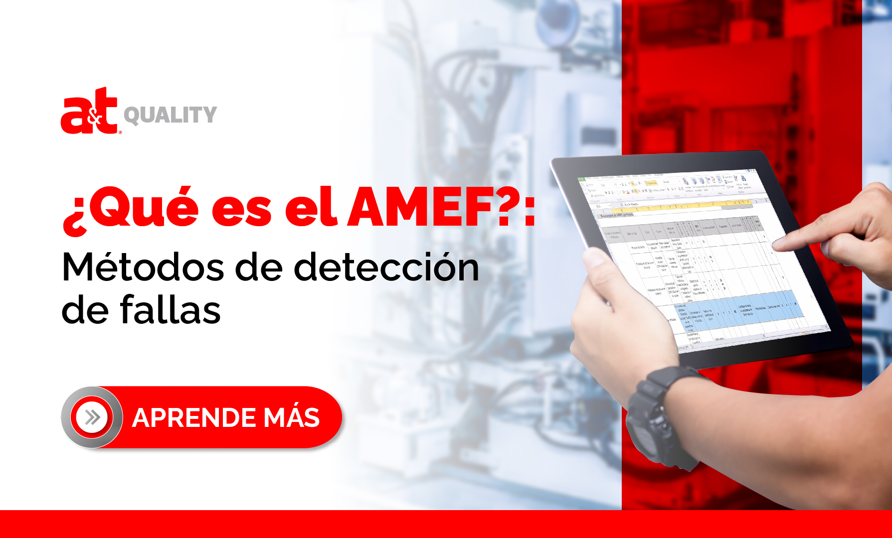 ¿Qué es el AMEF?: Métodos de detección de fallas